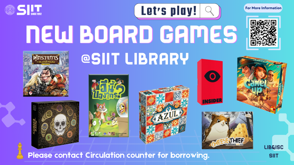 SIIT Library • New! Board Games | News & Event